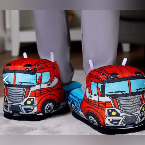 Fun | Shoes | Nwt Fun Transformers Optimus Prime Slippers Size ...
